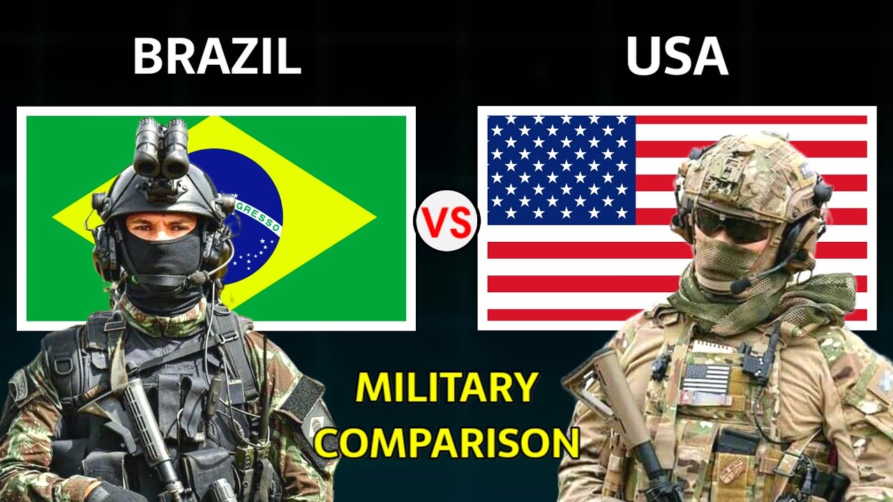 Brazil vs USA Military Power Comparison 2025 | USA vs Brazil Military ...