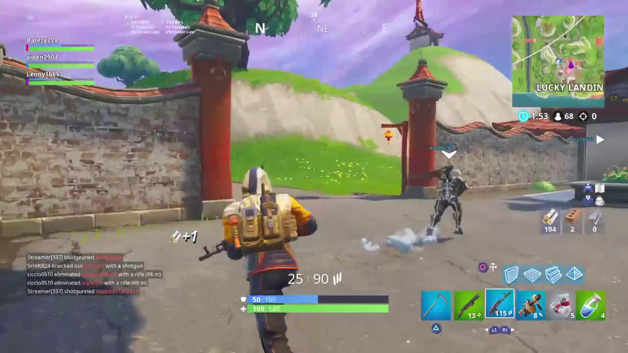 Fortnite with ward - YouTube