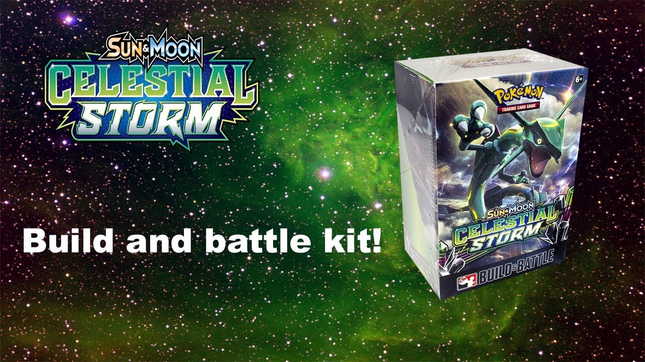 Celestial Storm Build and Battle Kit! Pokemon Pack Opening! - YouTube