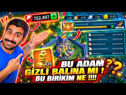 BU ADAM GİZLİ BALİNA MI?!  BU BİRİKİM NE!!! 50 GÜNDE NASIL OLUR BE?! | Rise of Kingdoms
