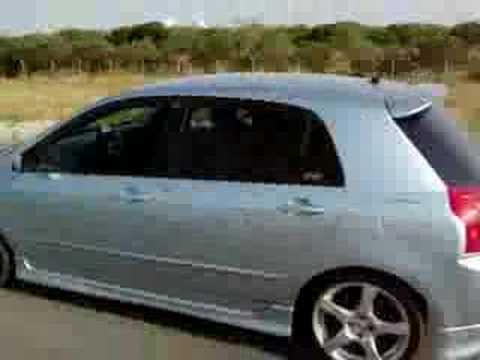 toyota runx 2zzge test 1 - YouTube
