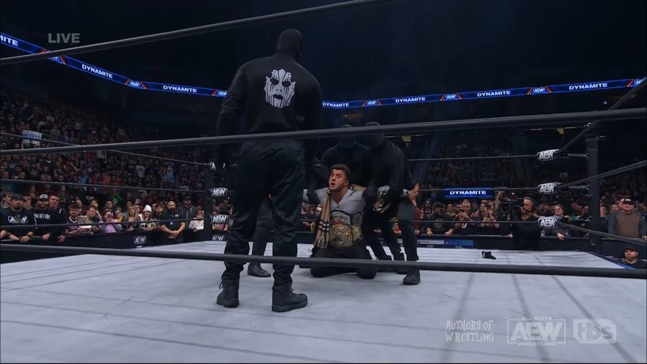 Masked Devil knock out MJF Full Segment AEW Dynamite 29 Nov 2023 Highlights - YouTube