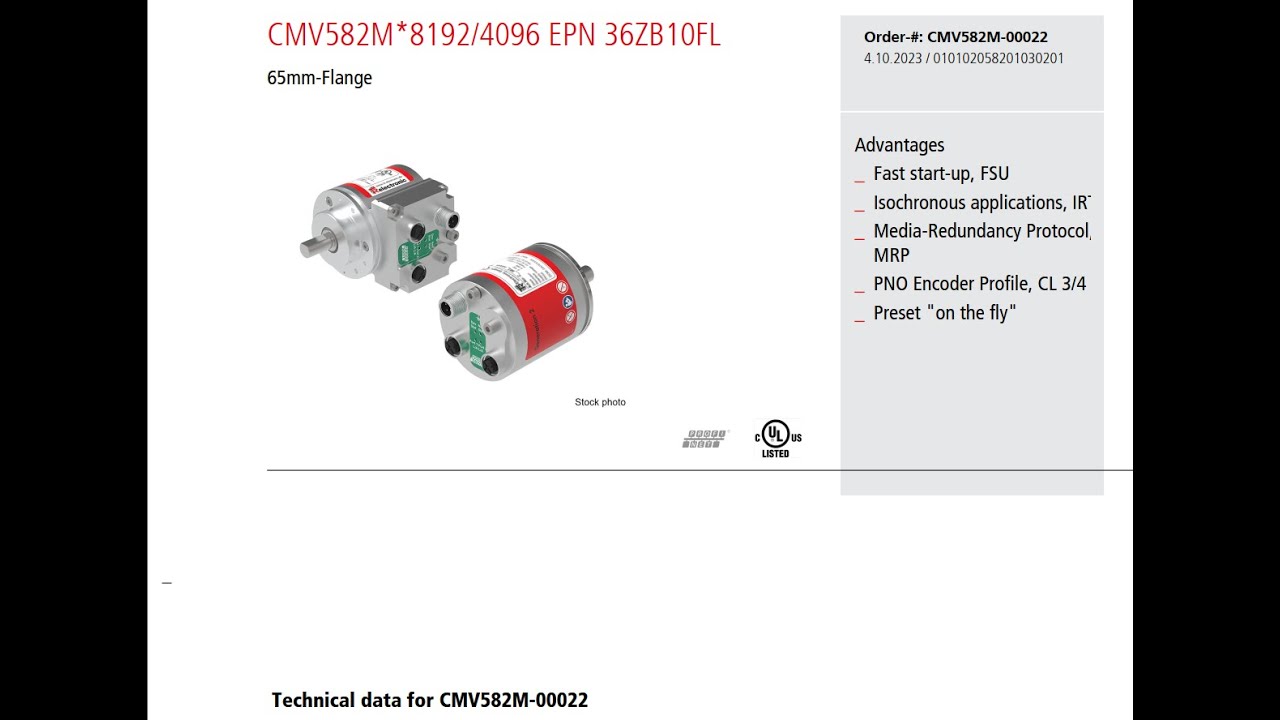💢 S7-1200 PROFINET I/O WITH TR ELECTRONIC ABSOLUTE ENCODER CMV582M ...