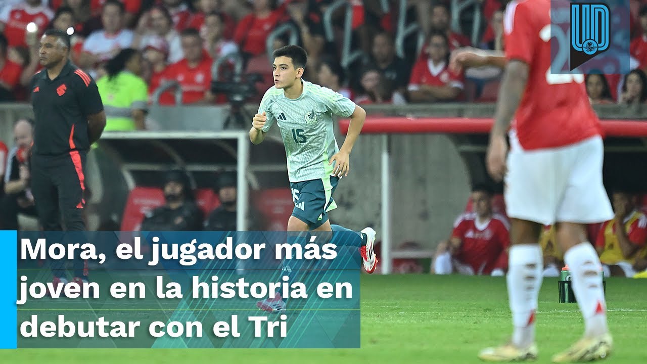 🇲🇽 GILBERTO MORA HACE HISTORIA 🇲🇽 El jugador más joven en debutar con la Selección Mexicana ⚽ ...