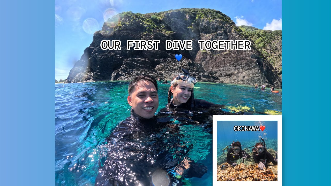 OUR FIRST DIVE TOGETHER - YouTube