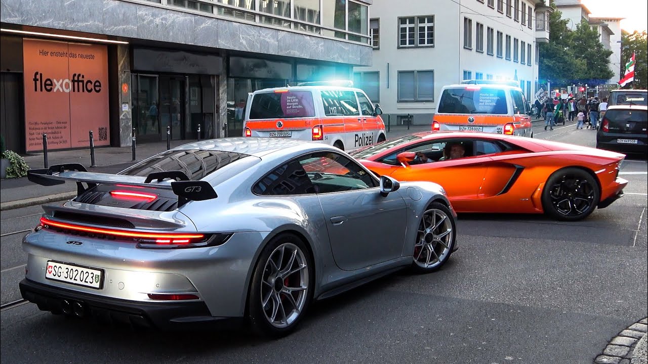Supercars Take Over in Zurich!🚨 - YouTube