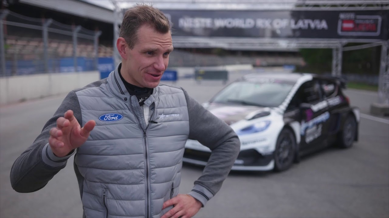 STARD 100% electric Ford Fiesta projektE Rallycross car - YouTube