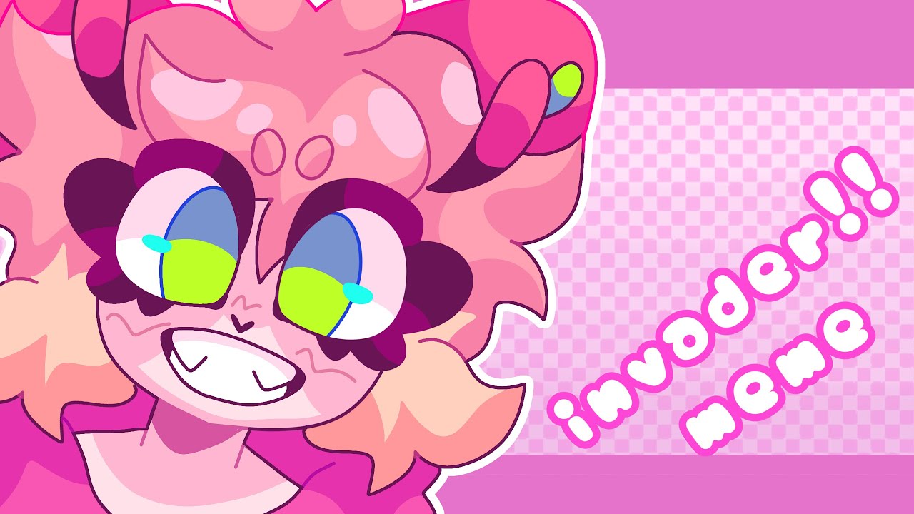 invader//animation meme// galaxia azure (FLASH WARNING) - YouTube