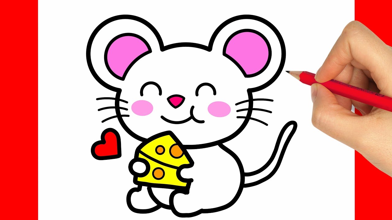 Degu Ratte zeichnen - Strauchratte Zeichnung - How to Draw a Degu - как ...