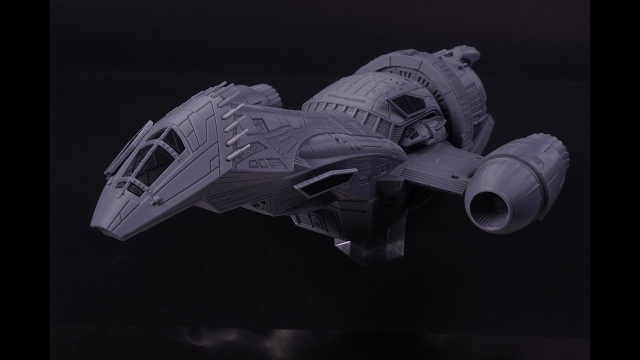 Firefly Serenity, model for 3D printing - YouTube