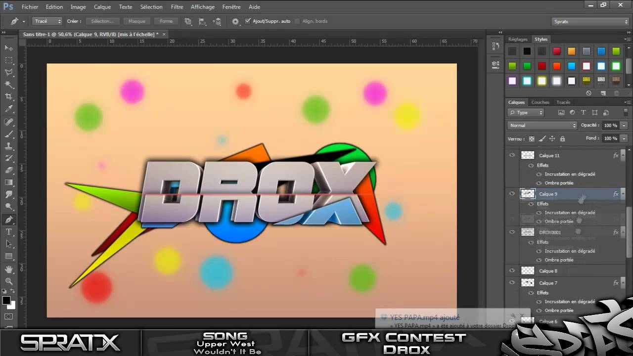 Speed Art #10 GFX Contest Drox - YouTube