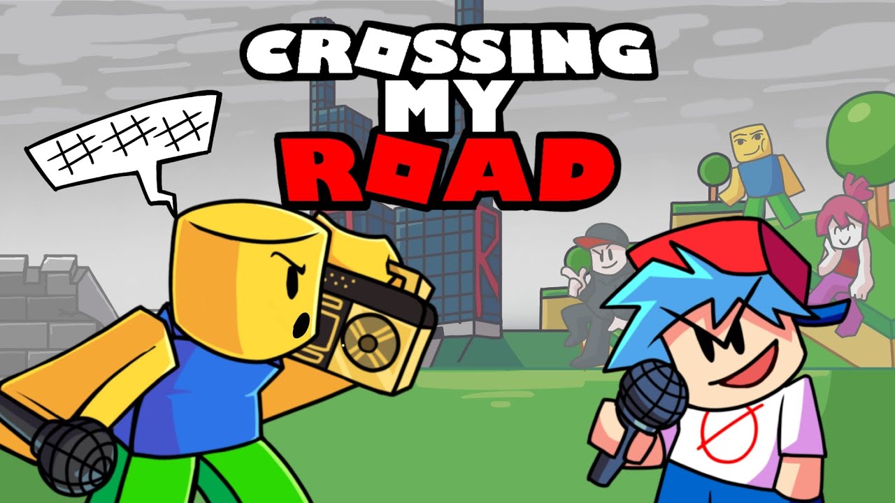 Crossing my Road fnf - [animation] - YouTube