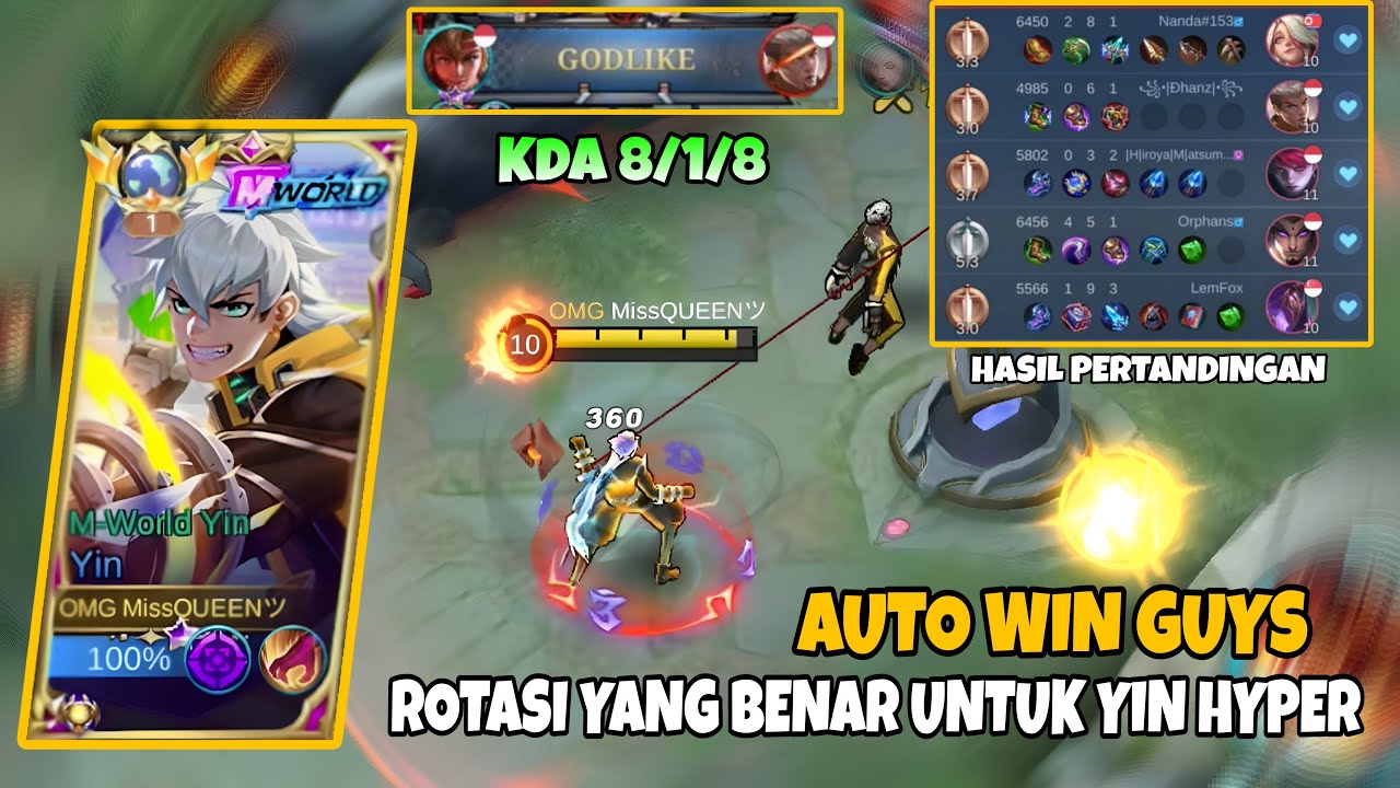 BEST BUILD FOR YIN HYPER 2023 - MUSUH AUTO PANEN COKLAT - YIN SOLO RANK ...