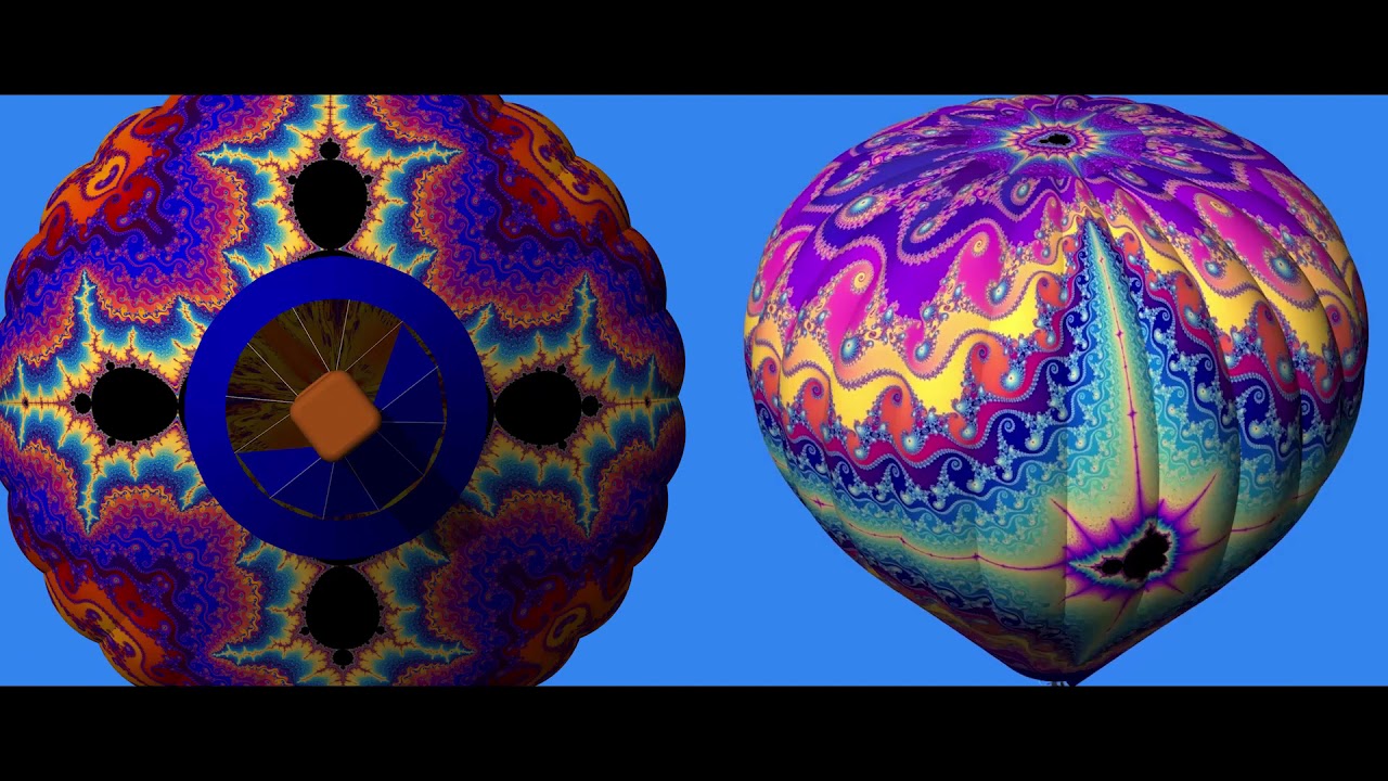 ART HOT AIR BALLOON by Kubíček Balloons l Fractal Foundation - YouTube