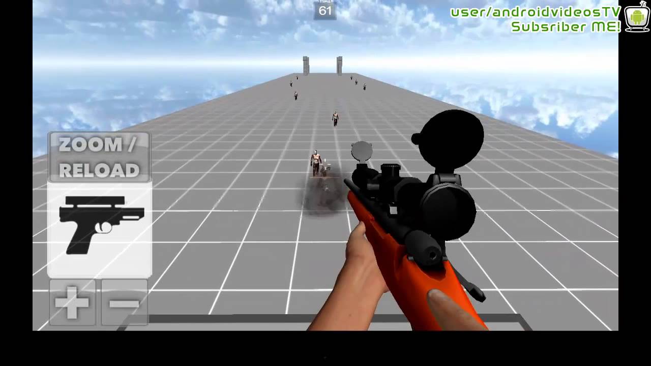 Zombie Sniper 3D - Android Gameplay - YouTube