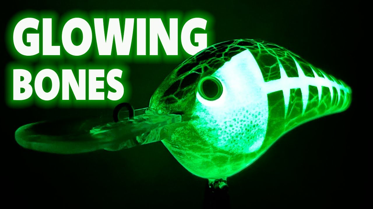 Lure Painting | Glowing fish bones! - YouTube