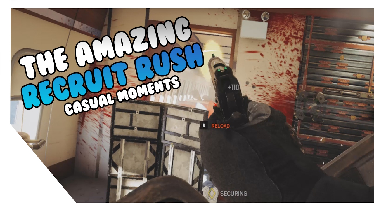 The Recruit Rush - Casual Moments - Rainbow Six Siege Velvet Shell ...
