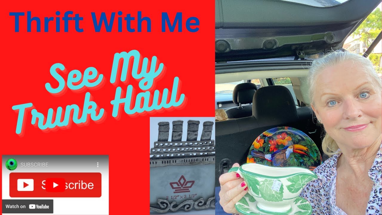 Thrifting Today and Trunk Haul for items to flip for a profit to sell ...