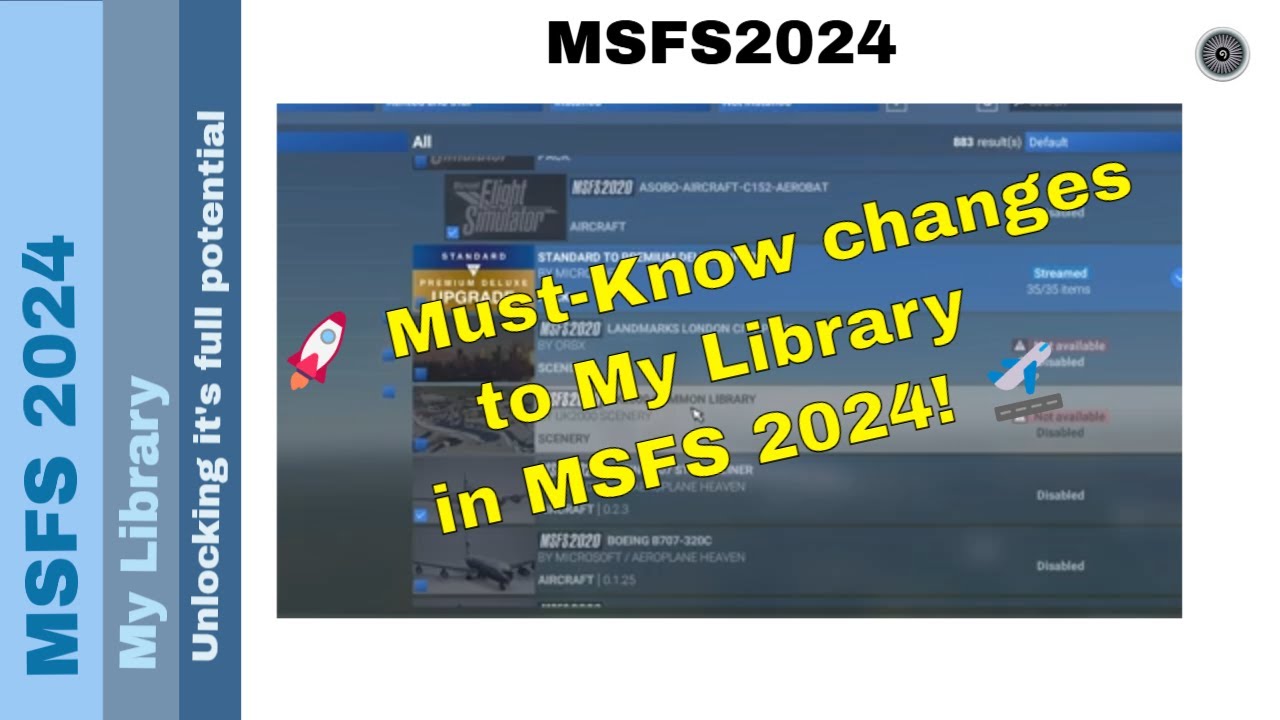 🚀 Msfs 2024 Update Unlocking My Librarys Full Potential 🛫 Youtube