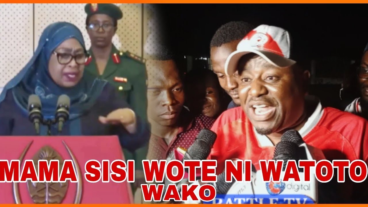 Msikie: MZARAMU AMWAMBIA MAMA SAMIA LIVE/ UNAWABEBA SANA UTO MAMA/ SISI ...