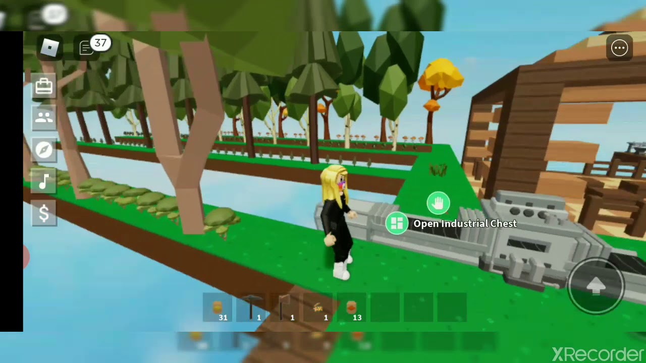 Sky block/Roblox first video gameplay - YouTube