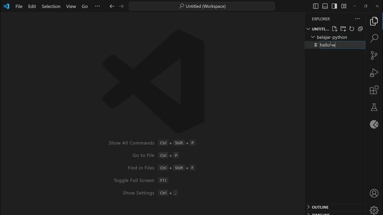 Membuat Workspace di VScode - YouTube