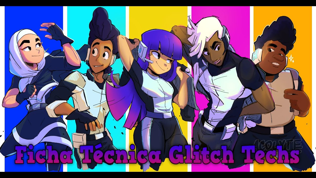 Glitch Techs Ficha Técnica de los Personajes #PhilelMago #glitchtechs # ...