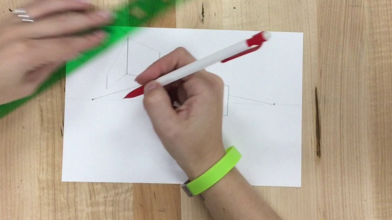 2-Point Perspective Shapes - YouTube