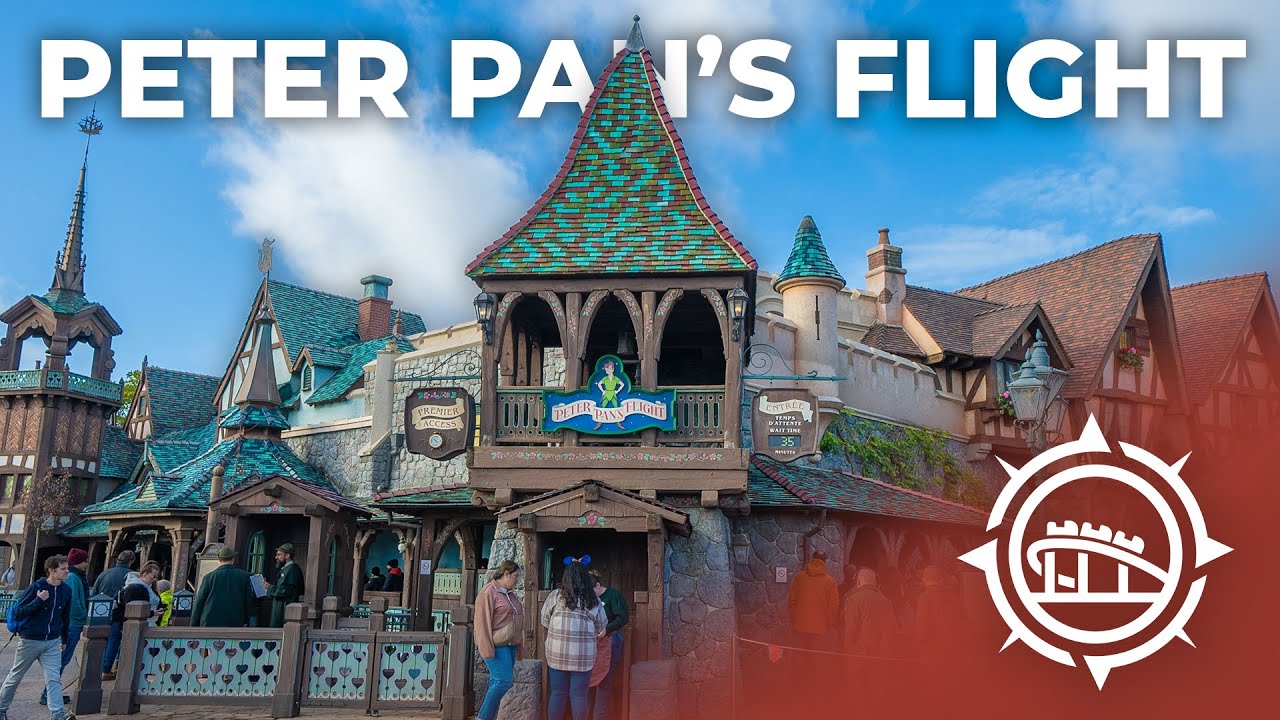 🇫🇷 DISNEYLAND PARIS: Peter Pan's Flight | Attraction Walkthrough 4K ...