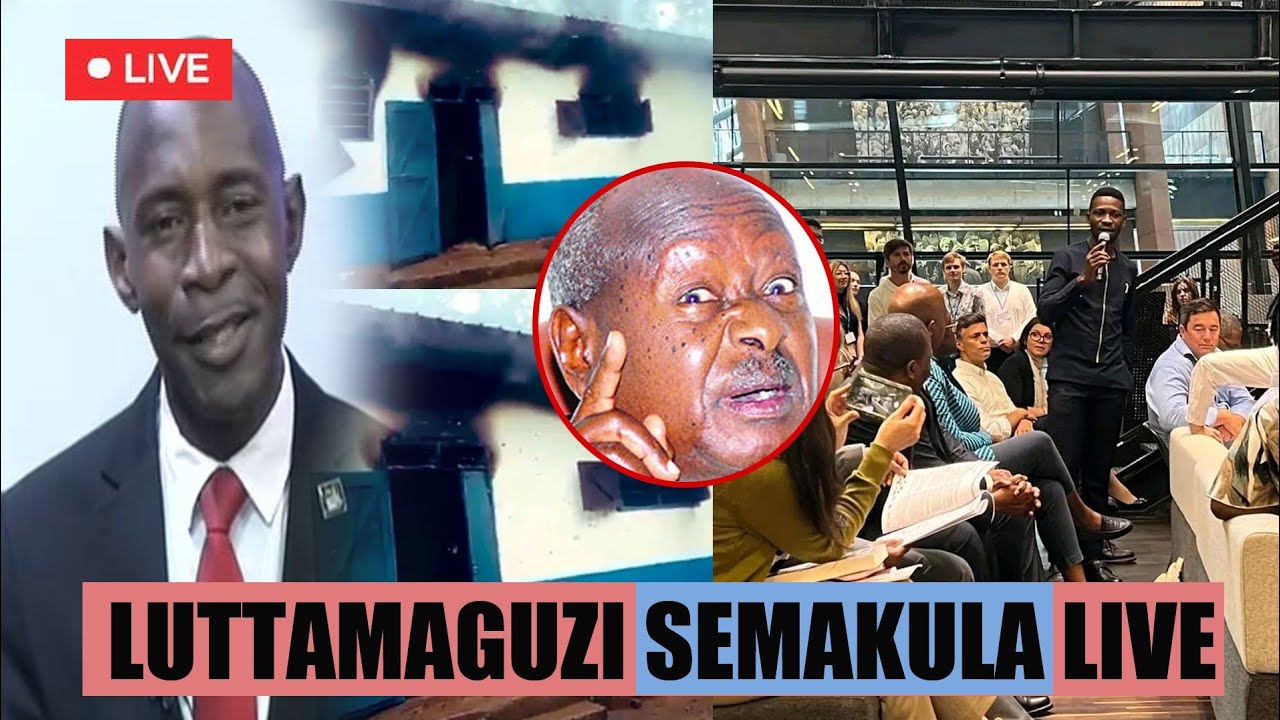 Luttamaguzi Semakula Live : Breaking News, Bobi Abazungu Bamutongozeza ...