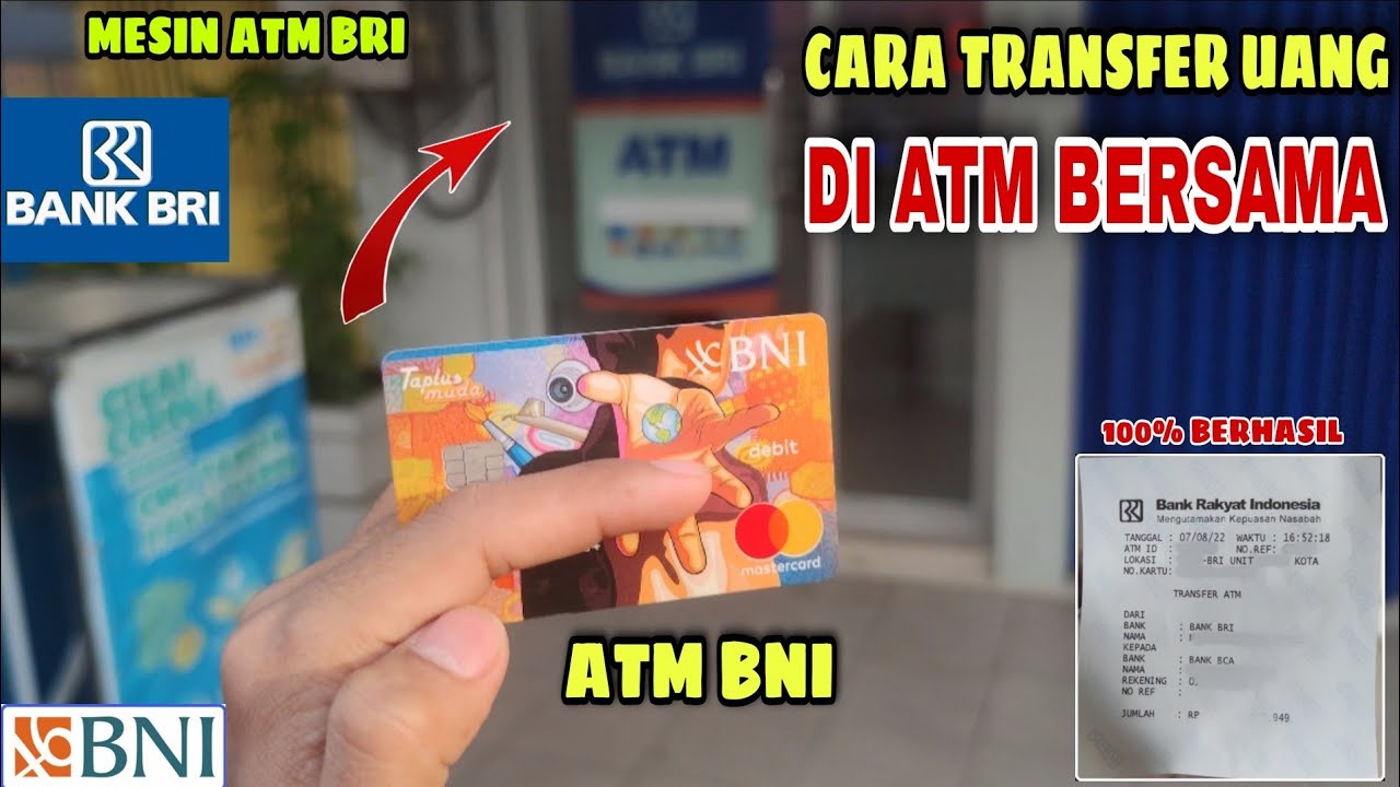 cara transfer uang lewat atm bersama | DARI ATM BERBEDA - YouTube