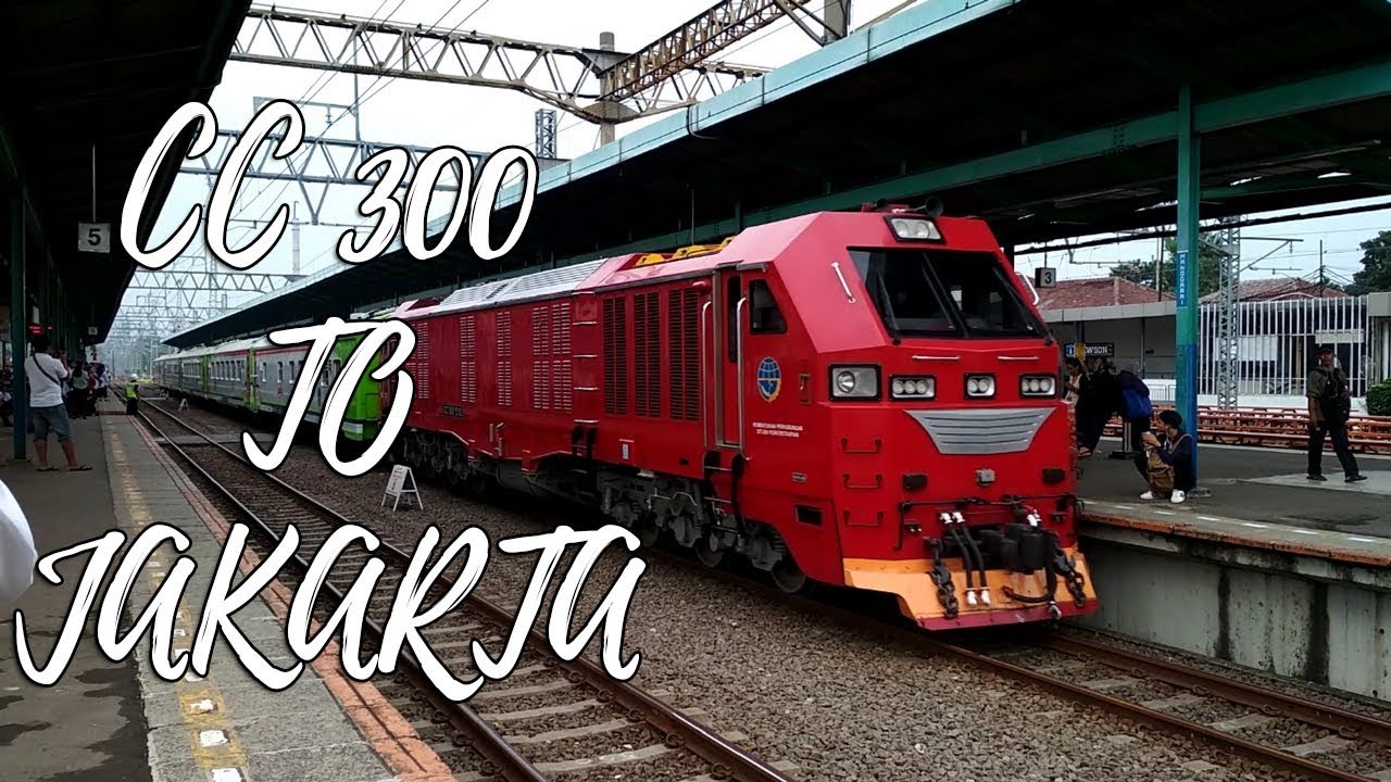 [Pertama Kali] Lokomotif CC 300 ke Daop 1 - YouTube