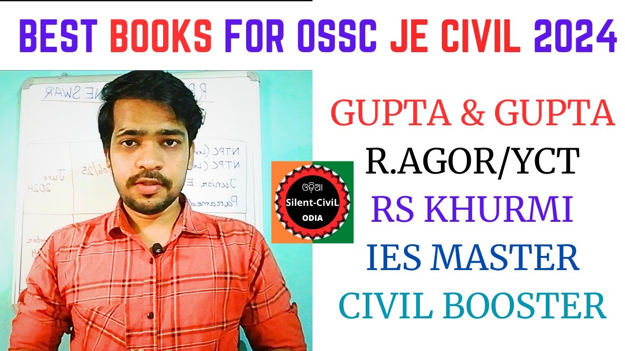 OSSC JE CIVIL BOOKS | BEST BOOK FOR OSSC JE CIVIL Preparation 2024 | JE ...