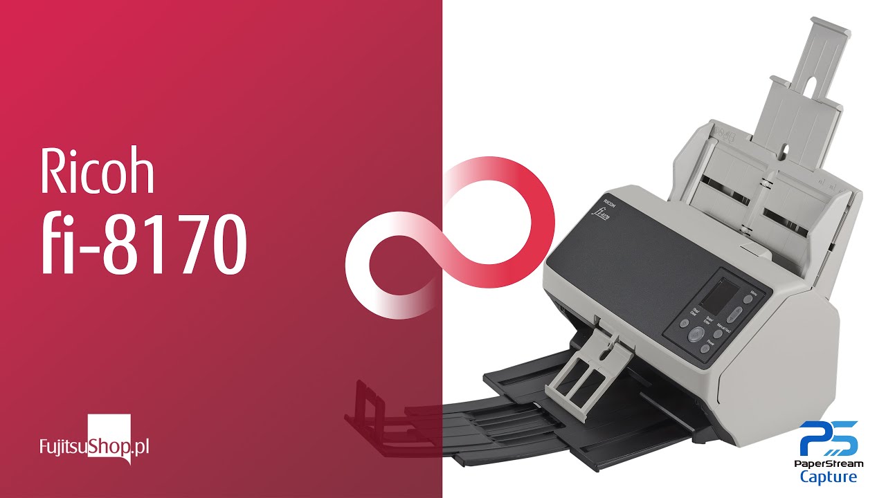Ricoh fi-8170 - PaperStream Capture - Fujitsu-Shop.pl - Test PL - YouTube