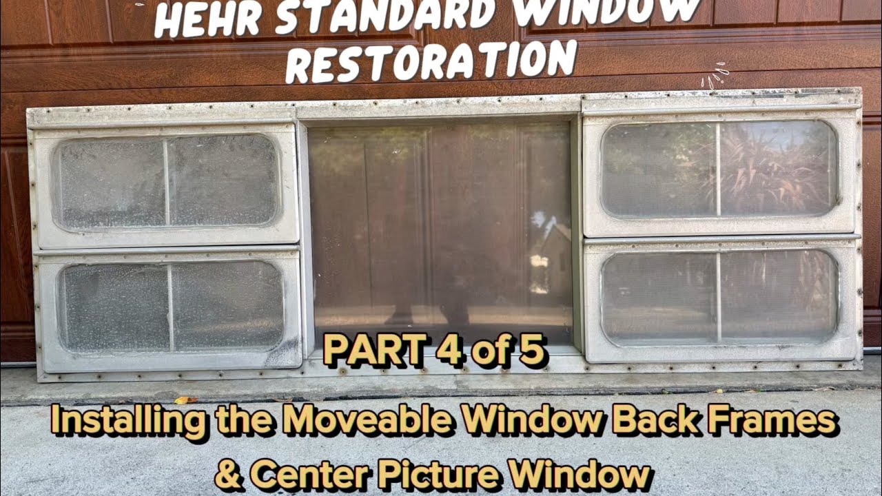 HEHR Standard Push Out Window - Part 4 of 5: Installing back frames and ...