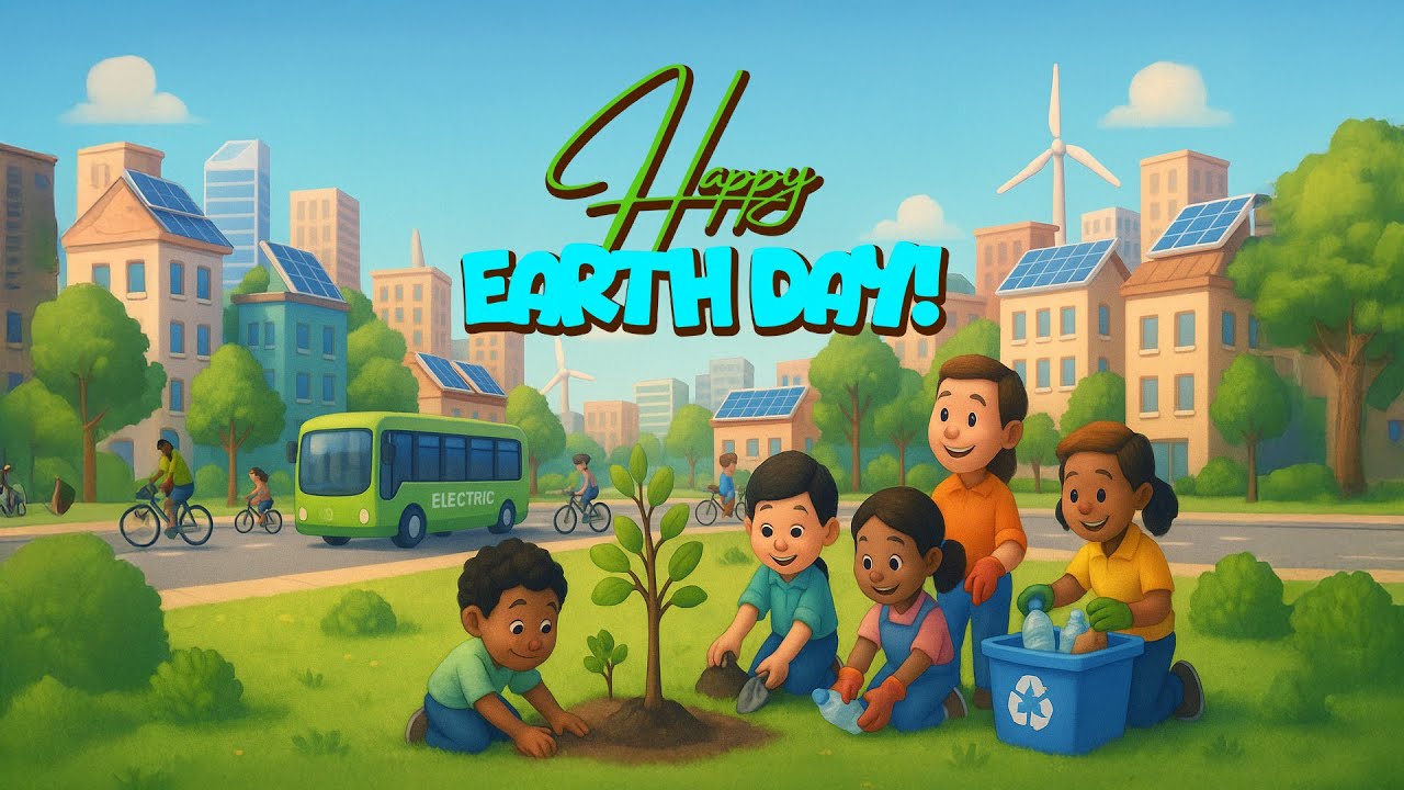 How Kids Can Help Save the Planet 🌍 | Earth Day 2025 Animation - YouTube