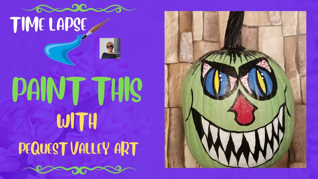 How To Paint A Face On A Pumpkin FUN TO WATCH TIME LAPSE YouTube how-to-paint-a-face-on-a-pumpkin-fun-to-watch-time-lapse-youtube