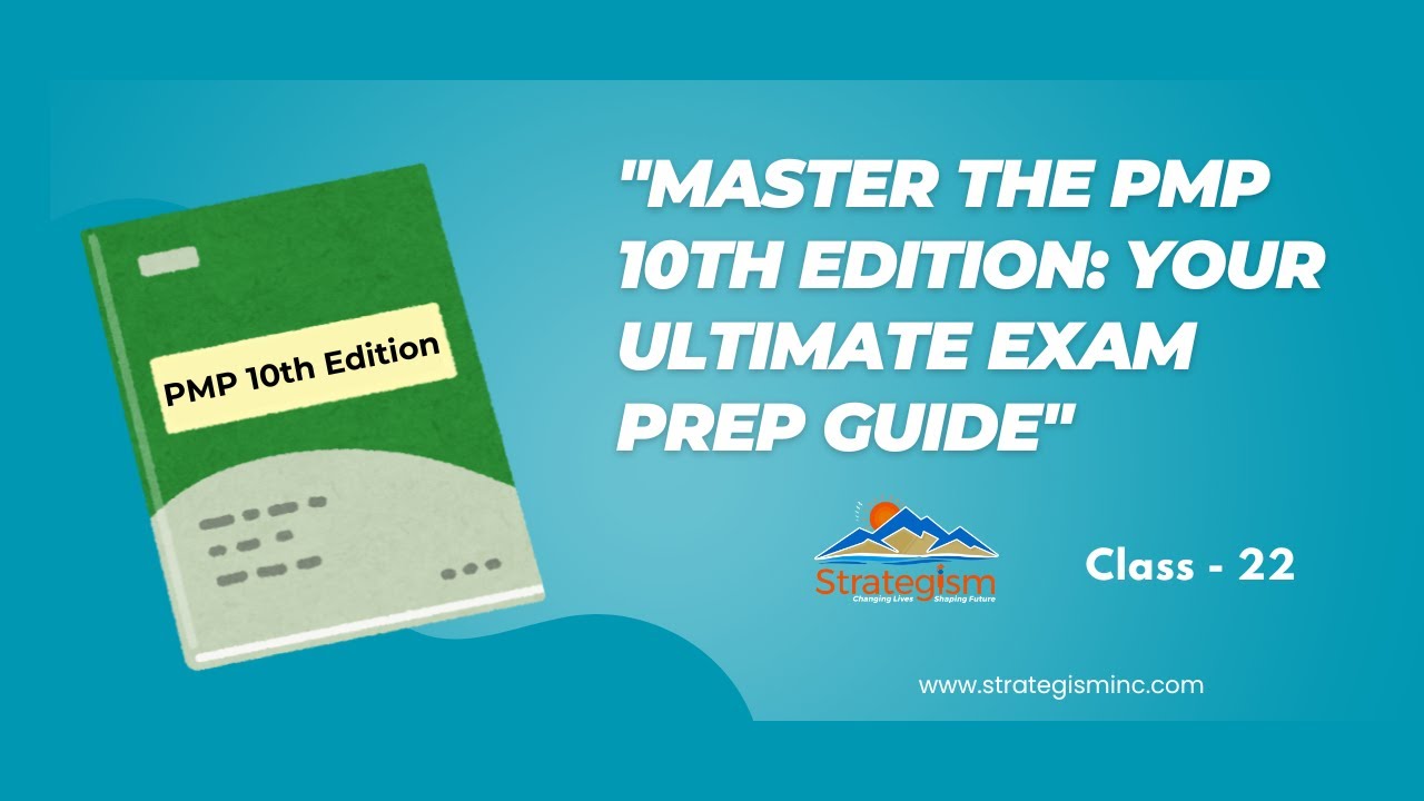 PMP 10th Edition Exam Preparation Guide | Project Management ...