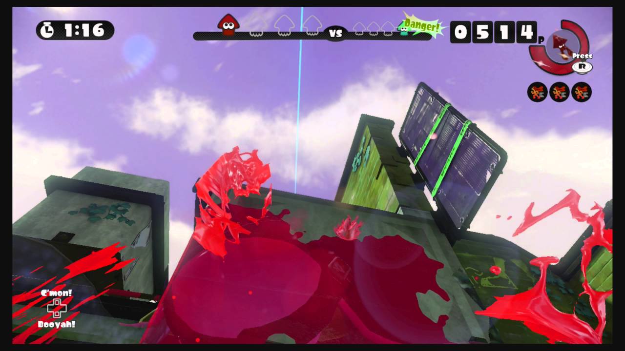 Splatoon red ink pro skills - YouTube