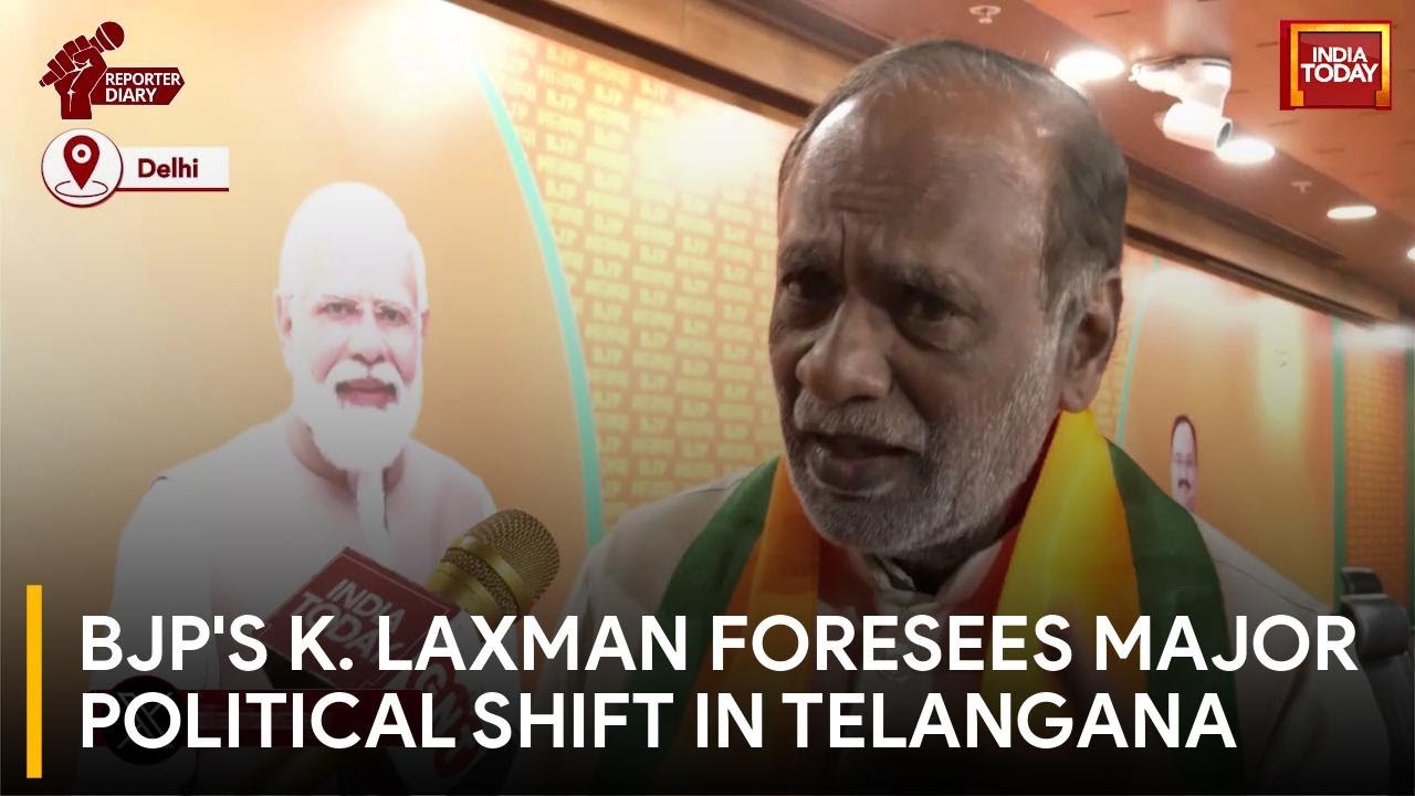 Senior BJP Leader K. Laxman Predicts 'Double Engine' Government In ...