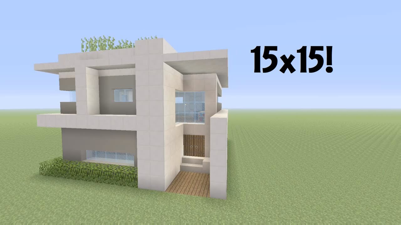 Minecraft | How to Build a 15x15 House (With Interior) - YouTube