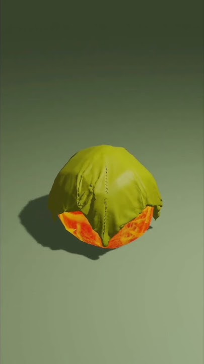 Lava Ball Vs Cloth Simulation #clothsimulation #3dart #asmr #animation #blender - YouTube