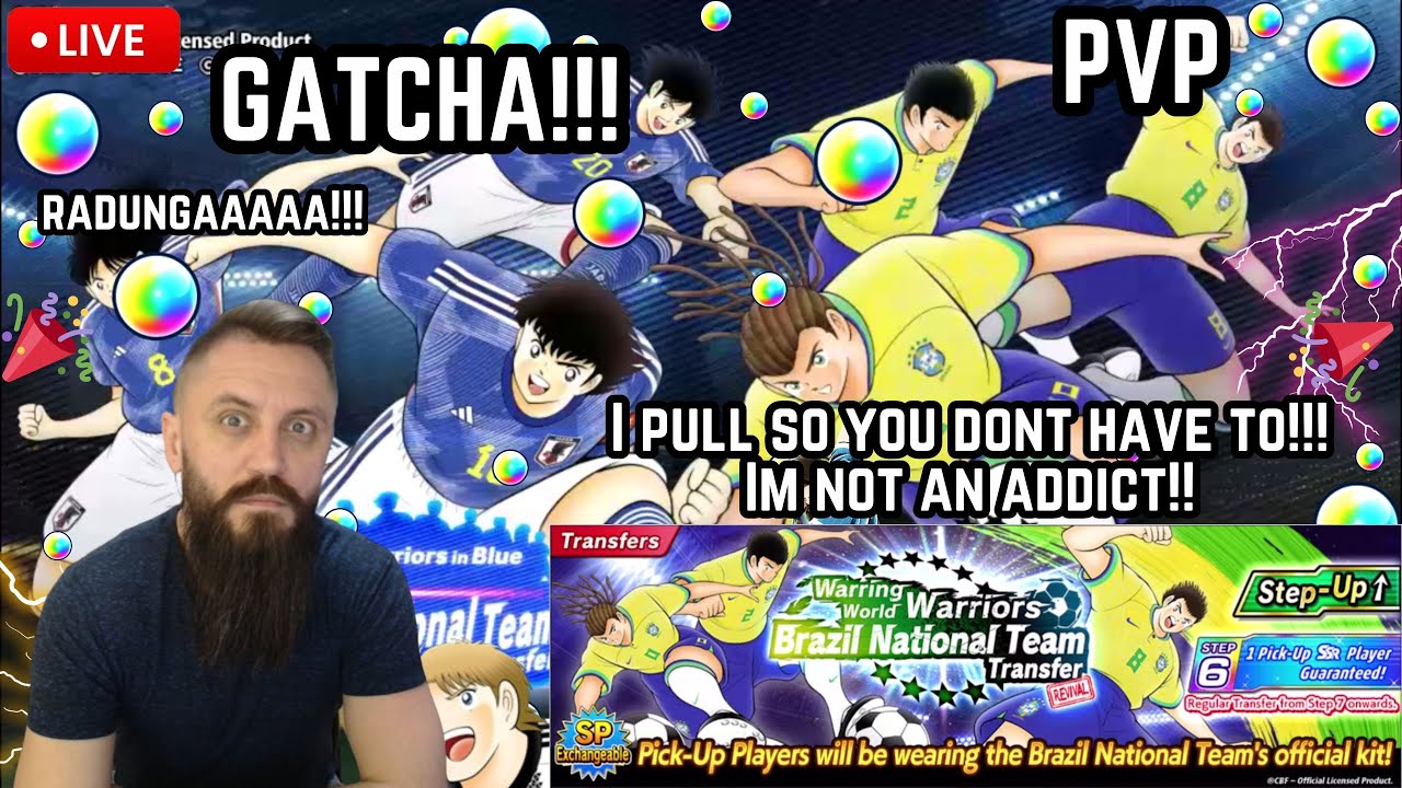 GATCHA Brazil National Team & PVP | Captain Tsubasa : Dream Team - YouTube