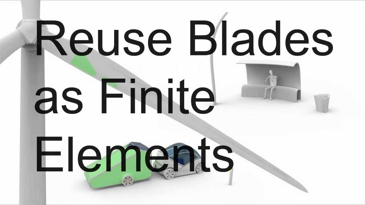 Reuse of wind turbine blades - YouTube