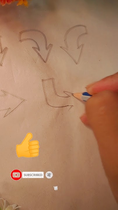 How to draw up to right pointing 2D arrow - YouTube