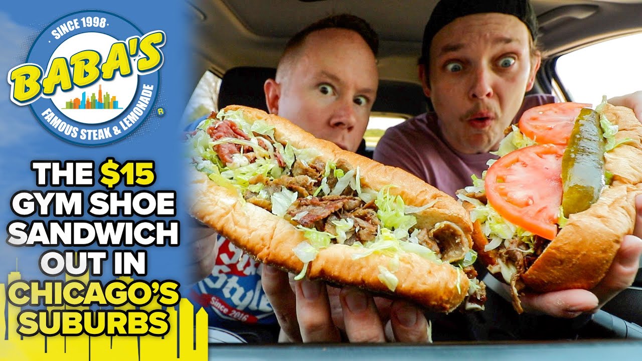 Eating The Gym Shoe From Baba's Steak & Lemonade | CHICAGO SUBURBS ...