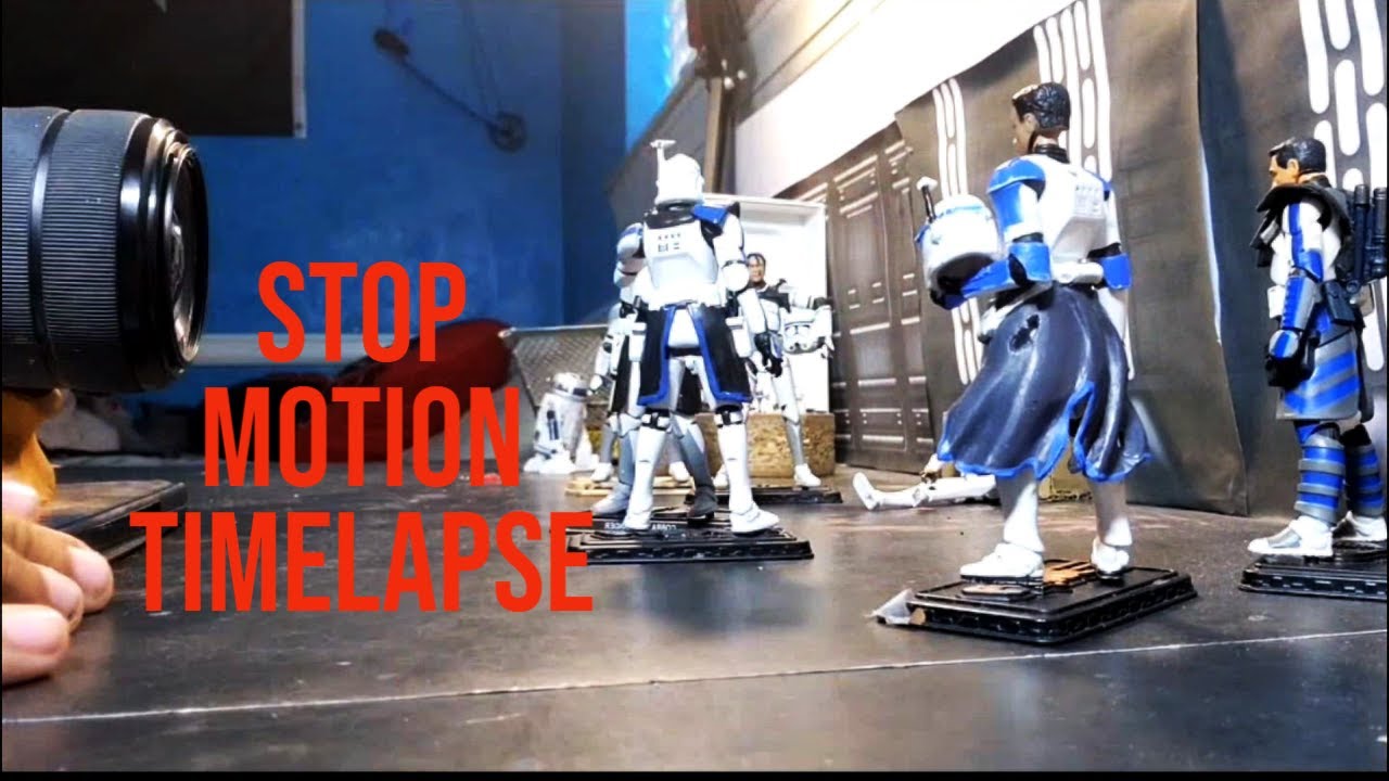 Day 1 Of Filming Clone Wars EP 7 (Stop Motion Timelapse) - YouTube