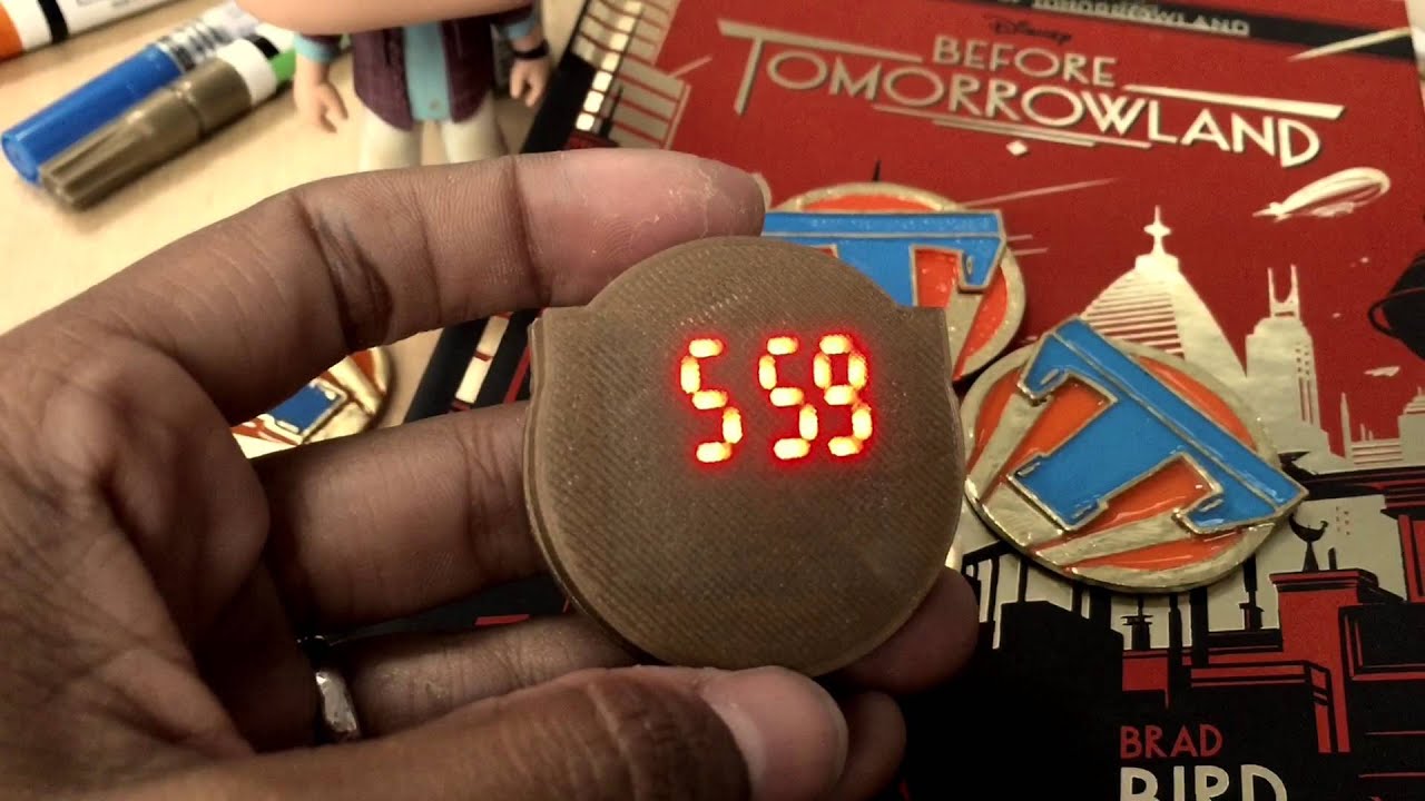 3D Printed Working Tomorrowland Pin - YouTube