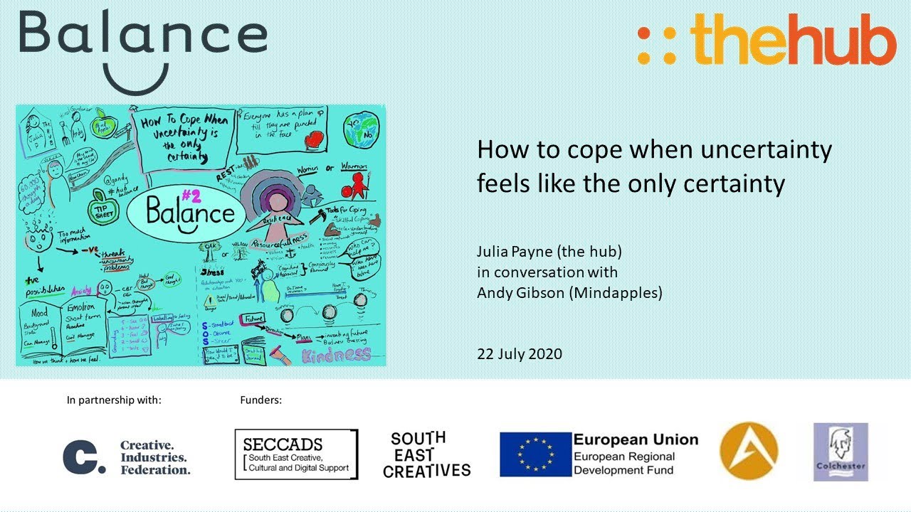 Balance #2 How to cope when uncertainty feels like the only certainty ...