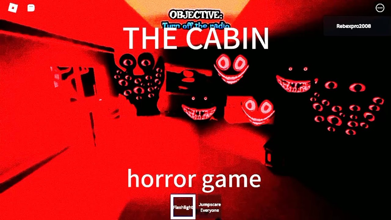 the cabin/Roblox horror game/chapter #1 - YouTube